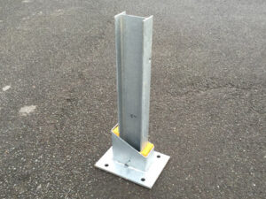 1100 Bolt Down Post 127 x 76 RSJ (Double Beam) | Armco Direct